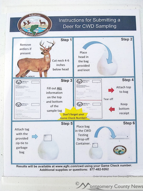 Montgomery County gets CWD collection container • Montgomery County News